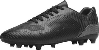 Dream Pairs Chaussures à Crampons de Football pour Hommes Durable Crampons Légère et Résistante,Size 41,Noir/Gris,SUPERFLIGHT-2
