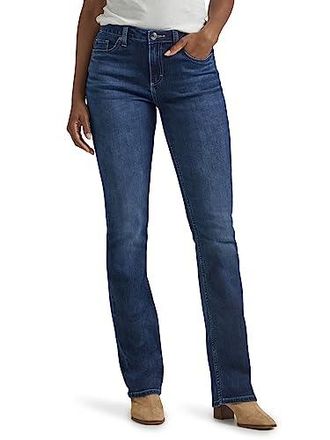 Lee Jean Bootcut légendaire Taille mi-Haute pour Femme, Rivers Edge, 18
