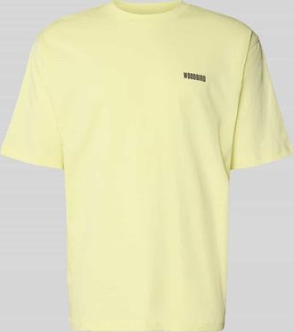 Woodbird T-Shirt mit Label-Print Modell Baine