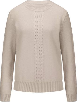 Fadenmeister Berlin Rundhals-Pullover Fadenmeister Berlin beige