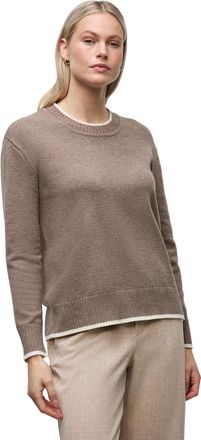 Street One Damen Pullover mit Kontrastdetails