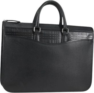 Burberry unisex, Pre-owned, Noir, Taille: ONE Size Sac &agrave; main en cuir doccasion