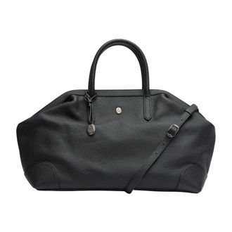 Ash Jaqueline Tote Grain&eacute; - Femme - Sacs - Noir - Taille: ONE Size