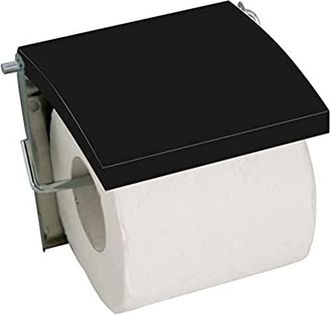 MSV Toilettenpapierhalter, Schwarz