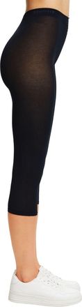 Esprit Damen Leggings Cotton Capri W Le Baumwolle einfarbig 1 Stück, Blau Marine 6120, 42-44