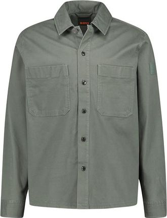 Boss Orange by Hugo Boss BOSS Orange Herren Hemden gr&uuml;n Baumwoll-Stretch