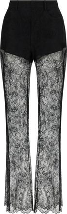 Giuseppe Di Morabito Femme, Pantalons, Noir, Taille: 34 FR Lace Pantalons