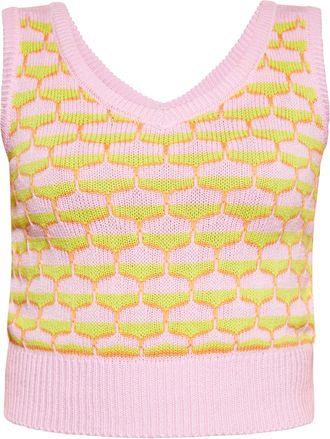 Mymo Pullunder Damen Rosa Limone Orange