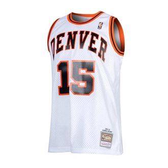 Mitchell & Ness Maillot Carmelo Anthony Denver Nuggets - Homme - Sport - Blanc - Taille: S