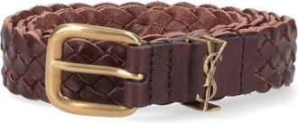 Saint Laurent Woven Belt Cassandre