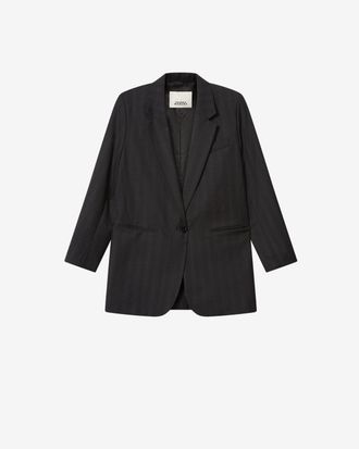 Isabel Marant Veste Nerix - Femme - Fonc&eacute; Anthracite - Taille34 - Isabel Marant