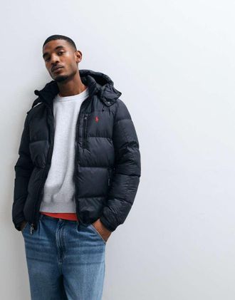 Polo Ralph Lauren Gorham - Doudoune isolante en duvet avec logo embl&eacute;matique - Noir