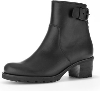Gabor Damen Ankle Boots, Frauen Stiefeletten,Moderate Mehrweite (G),halbstiefel,Kurzstiefel,uebergangsschuhe,schwarz(Micro/Uni),40 EU / 6.5 UK