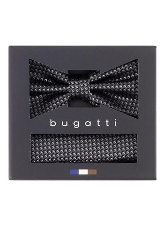 Bugatti Herren Krawatten grau