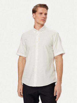 HUGO BOSS Hemd H-Liam 50560404 Wei&szlig; Regular Fit