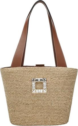 Roger Vivier Femme, Sacs, Beige, Taille: ONE Size Viv Skate Small