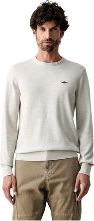 Aeronautica Herren, Strickwaren, Grau, XLGr&ouml;&szlig;e