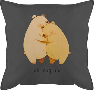 Shirtracer Kissen 50x50 - Ich mag Uns B&auml;ren I Paar Geschenke Valentinstag P&auml;rchen Geschenke Weihnachten Geschenk Paar Jahrestag I Freundin Geschenk Liebe P&auml;rchen