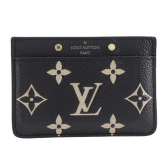 Louis Vuitton Pre-owned Porte Cartes Simple Monogram Empreinte Kartenetui - - Pre-owned - Damen - Schwarzk - ONE SIZE