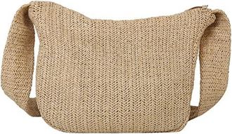 Generic Sac &agrave; bandouli&egrave;re d&eacute;t&eacute; tiss&eacute; &agrave; la main, fourre-tout de Shopping, mode d&eacute;contract&eacute;, Portable, couleur unie, &eacute;l&eacute;gant, doux pour (kaki)