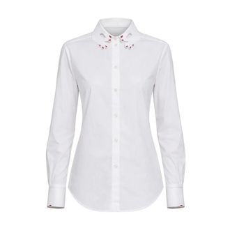 Vivetta Vivetta, Femme, Blouses et Chemises, Blanc, Taille: 40 FR Hands Collar Shirt
