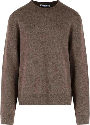 Acne Studios Pull Col Rond - Marron