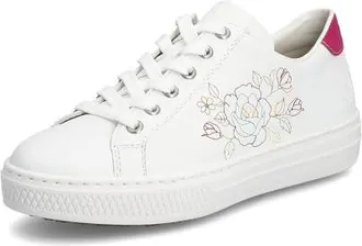 Rieker Chaussures à lacets pour femmes L5901, Pointure:38 EU, La couleur:blanc