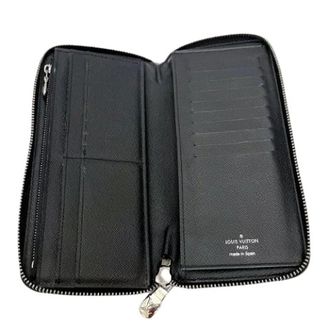 Louis Vuitton Portefeuille Zippy Vertical Monogram Eclipse doccasion - Femme - Pre-owned - Noir - Taille: ONE Size