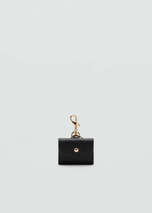 Mango Housse pour &eacute;couteurs &agrave; rabat noir - Femme - Taille unique - MANGO