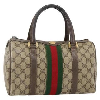 Gucci Sac &agrave; main en plastique pr&eacute;-poss&eacute;d&eacute; - Femme - Pre-owned - Brun - Taille: ONE Size