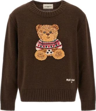 Rue Madam Marvin Love Jumper - Femme - Pulls - Brun - Taille: 42 FR