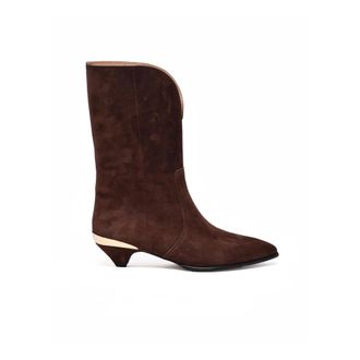 Love Moschino Femme, Chaussures, Brun, Taille: 40 EU Bottines en Daim