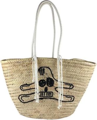 Celine unisex, Pre-owned, Beige, Taille: ONE Size Sac cabas en raphia vintage Pre-owned