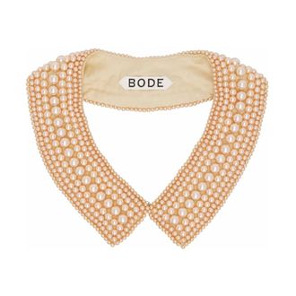 Bode Femme, Accessoires, Beige, Taille: ONE Size Collier de perles