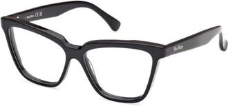 Max Mara Femme, Accessoires, Noir, Taille: 53 MM Mm5136 001 Optical Frame
