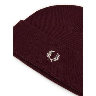 Fred Perry Bonnet c&ocirc;tel&eacute; en laine m&eacute;rinos et coton