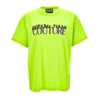 Versace Jeans Couture T-Shirts und Poloshirts - - Tops - Herren - Gr&uuml;n - M