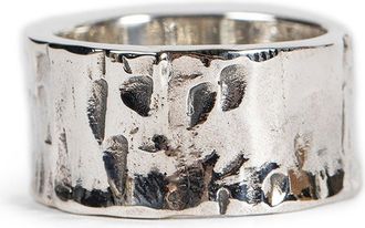 Emanuele Bicocchi Large Hammered Band Ring