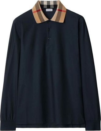 Burberry Homme, Tops, Bleu, Taille: M Polo Chemises