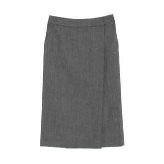 Ermanno Scervino Femme, Jupes, Gris, Taille: 42 FR Jupe pliss&eacute;e
