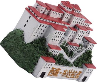 Garneck Potala Statue Dekor Modell Sand Tisch Ornament Landschaftsschmuck Aus Harz Geringes Gewicht Einfach Zu Tragen Dekorieren