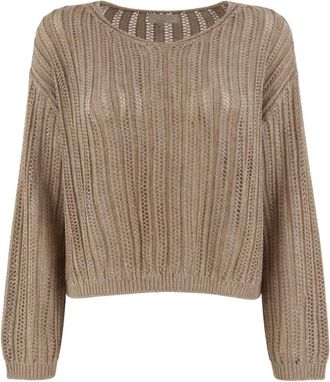 Antonelli Femme, Pulls, Beige, Taille: 36 FR Jersey
