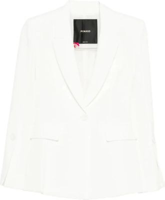 Pinko Pinko, Femme, Vestes, Blanc, Taille: 36 FR Veste Carciofo