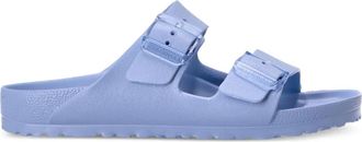 Birkenstock Arizona Pantoletten mit Schnallen - Blau