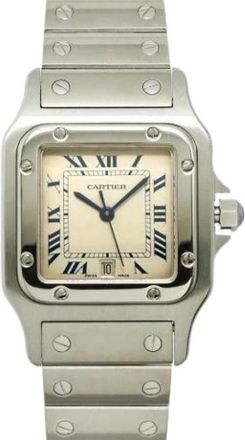 Cartier Montre vintage Pre-owned - Homme - Pre-owned - Beige - Taille: ONE Size