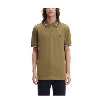 Fred Perry Polo Shirts - - Tops - Herren - Gr&uuml;n - S