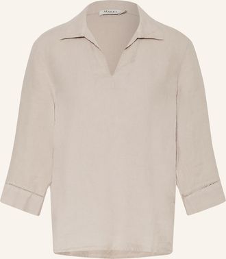Maerz Maerz Muenchen Blusenshirt Mit 3/4-Arm Aus Leinen beige
