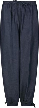 Neo Noir Femme, Pantalons, Bleu, Taille: 40 FR Wide Pantalons