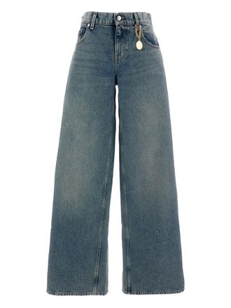 Stella McCartney Weite Jeans im Five-Pocket-Design - Blau