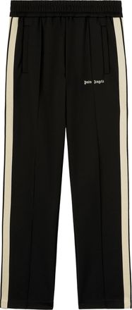 Palm Angels Pantalon de surv&ecirc;tement Palm Angels Classic Logo Noir Blanc cass&eacute;